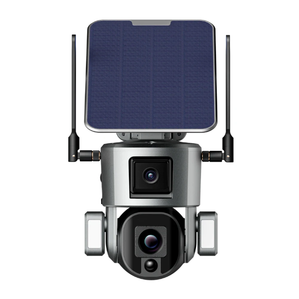Solar Dual Linkage Camera 4G/Wifi 4K - Foxgen Security